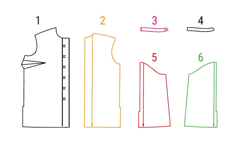 Linen Henley Shirt Sewing Pattern: Women's Sizes XXS-3XL (PDF Pattern ...
