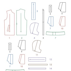 Men's Puffer Vest PDF Sewing Pattern Sizes S-L/ Quilted Vest Pattern ...