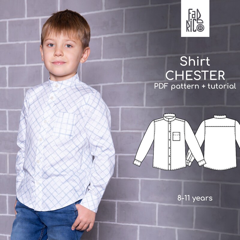 Boys Shirt Pattern - Etsy