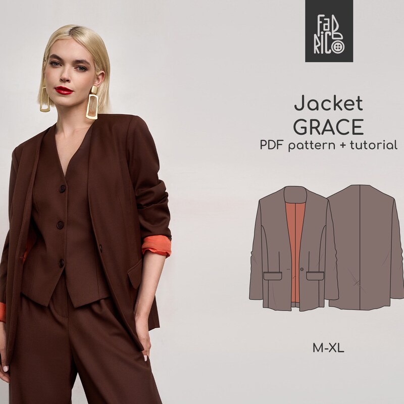 Womens Suit Pattern - Etsy