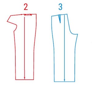 Wide Asymmetric Pants Sewing Pattern With Belt, Sizes XXS–3XL (PDF ...
