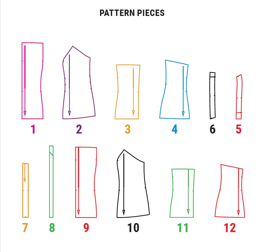 Corset Sewing Pattern: Overbust Bodice, Plus Size 2XL-3XL (PDF Pattern ...