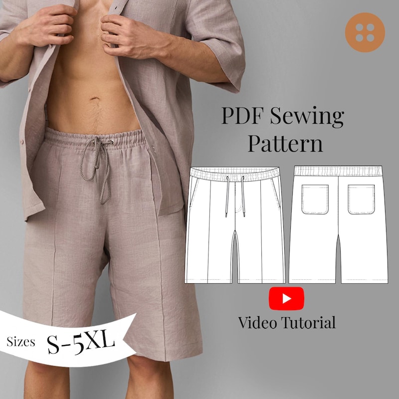 Linen Shorts - Etsy