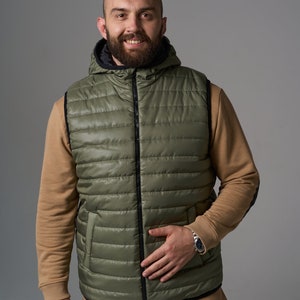 Men's Puffer Vest PDF Sewing Pattern Sizes S-L/ Quilted Vest Pattern ...