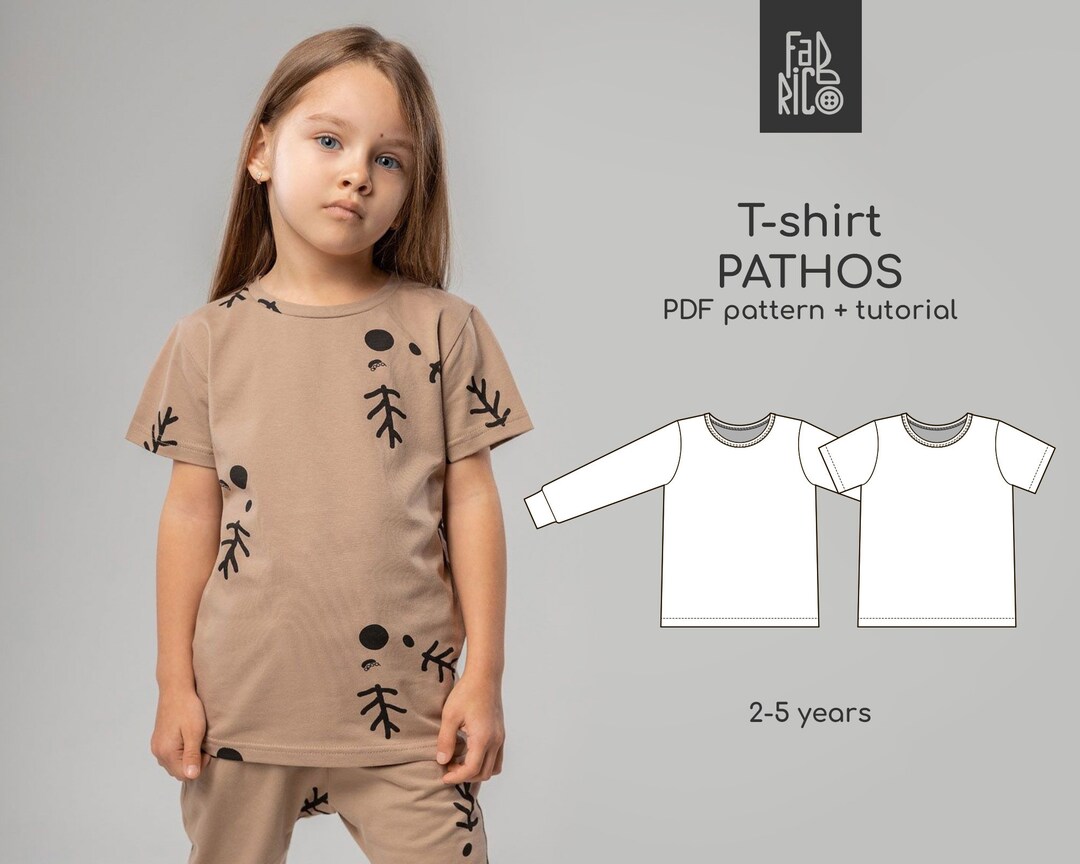 Simplify Your Child's Wardrobe With This Kids' T-shirt Sewing Pattern ...