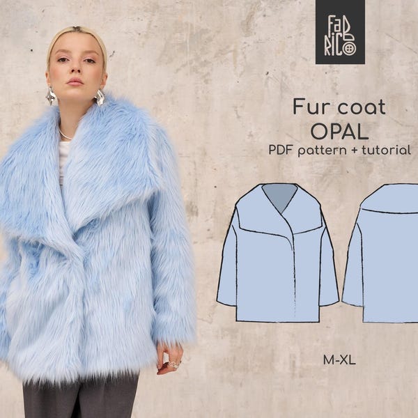 Fur Coat Pattern - Etsy