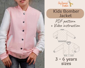 Bomber Jacket Pattern | Etsy
