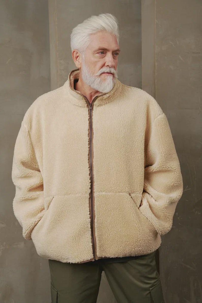 Sherpa Jacket Sewing Pattern: S-5XL (PDF Pattern + Video Tutorial) - Etsy