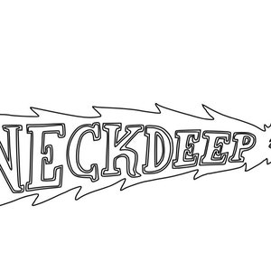 Neck Deep Decal, Neck Deep Sticker, Pop Punk Stickers, Ben Barlow, Neck ...