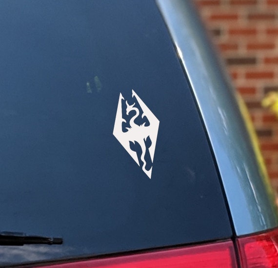 Skyrim Logo Decal Video Game Decals Gamer Gifts Gamer - Etsy New Zealand