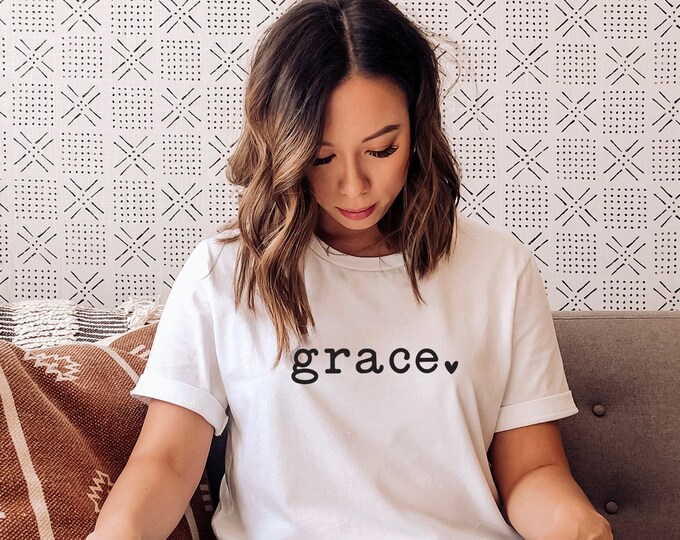 Grace Shirt. Faith Shirt. Christian Shirt. Grace Wins. Cross. Faith ...