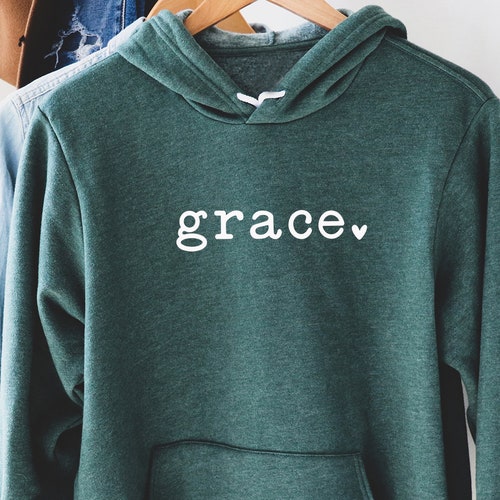 GRACE Sweatshirt. Grow in Grace. Saved by Grace. Christian - Etsy