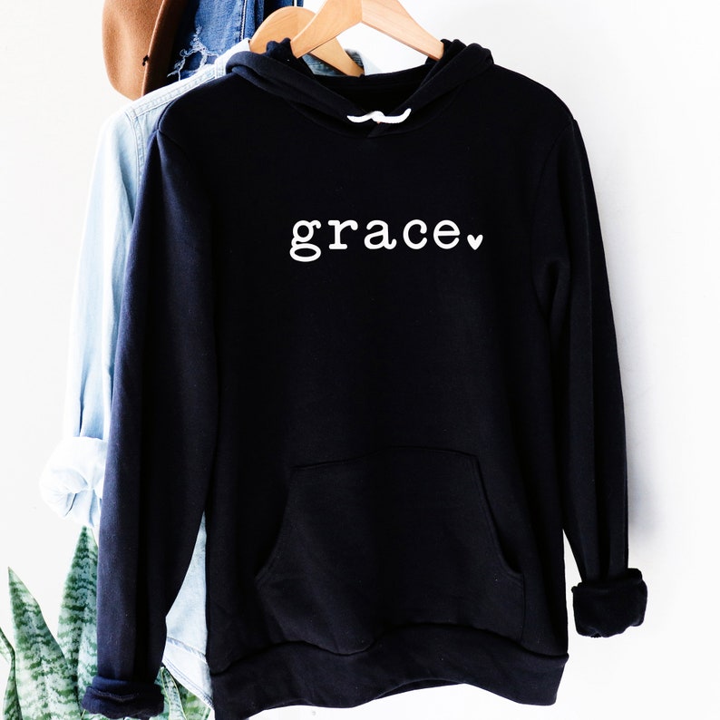 GRACE Sweatshirt. Grow in Grace. Saved by Grace. Christian Apparel ...