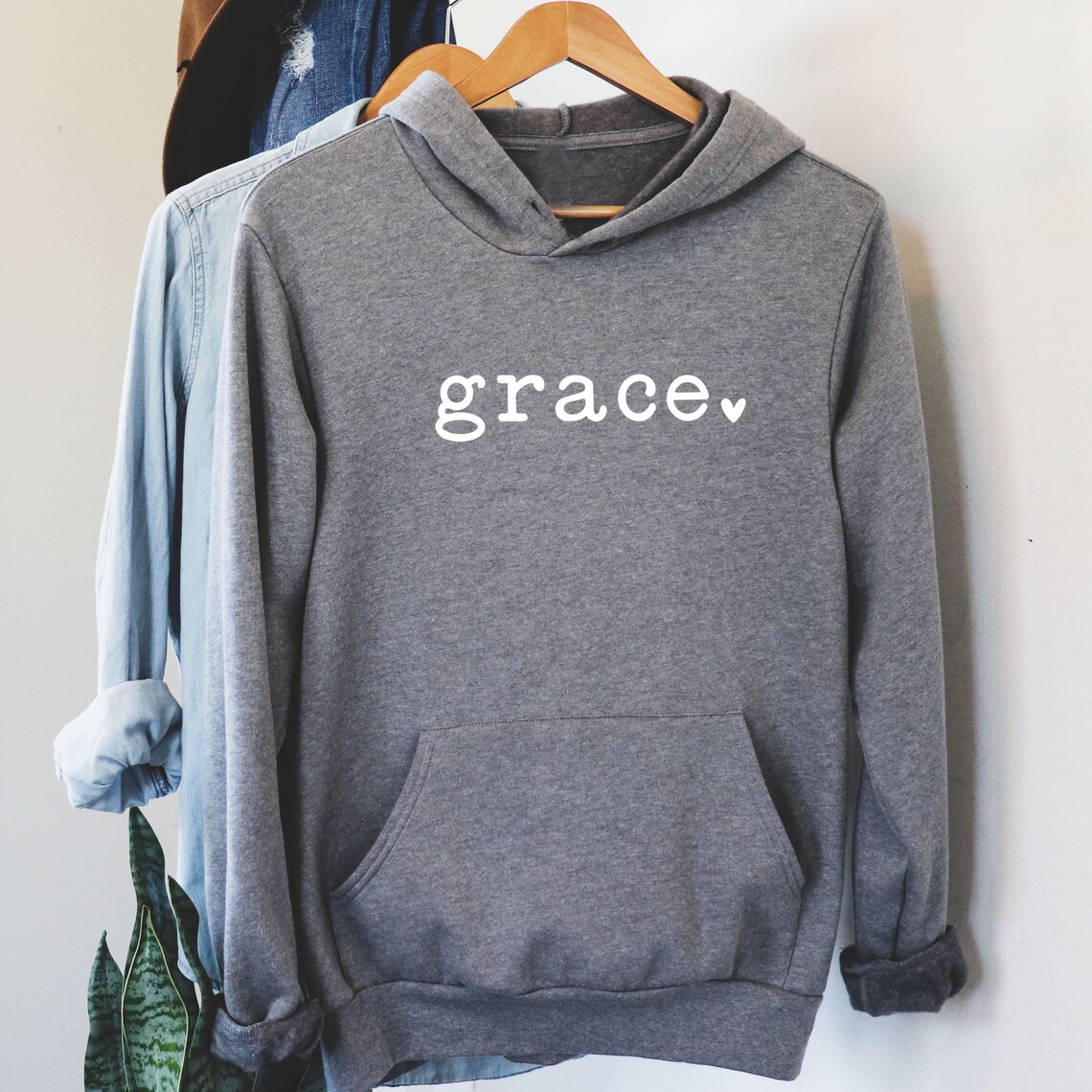 GRACE Sweatshirt. Grow in Grace. Saved by Grace. Christian Apparel ...