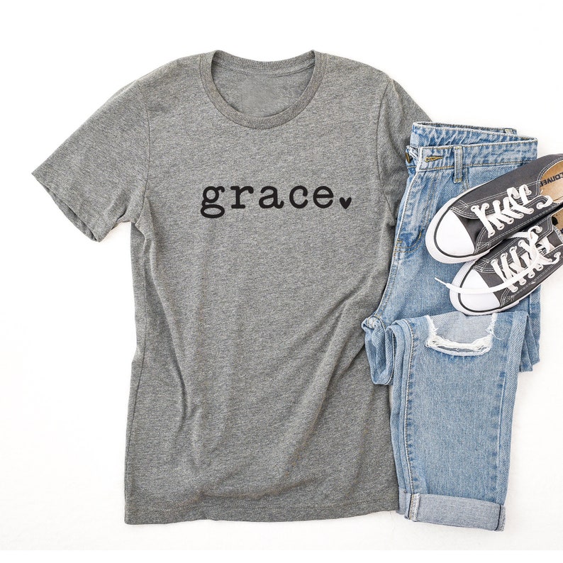 Grace Shirt. Faith Shirt. Christian Shirt. Grace Wins. Cross. | Etsy