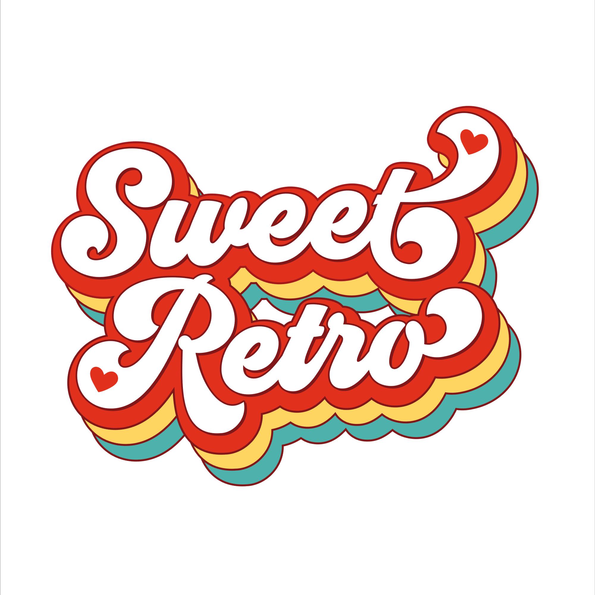 Custom Retro Text, PNG Files for Sublimation, Personalized Name, Retro ...