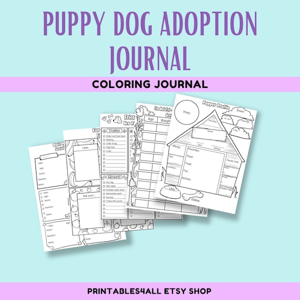 Raise a Dog Log Book - Etsy