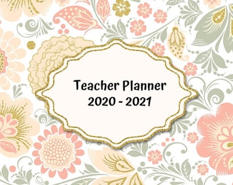 Teacher 2020 2021 Planner - Etsy