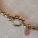 Vintage Signed JNY Thick Rope Chain Necklace, Gold-tone, With a Toggle ...