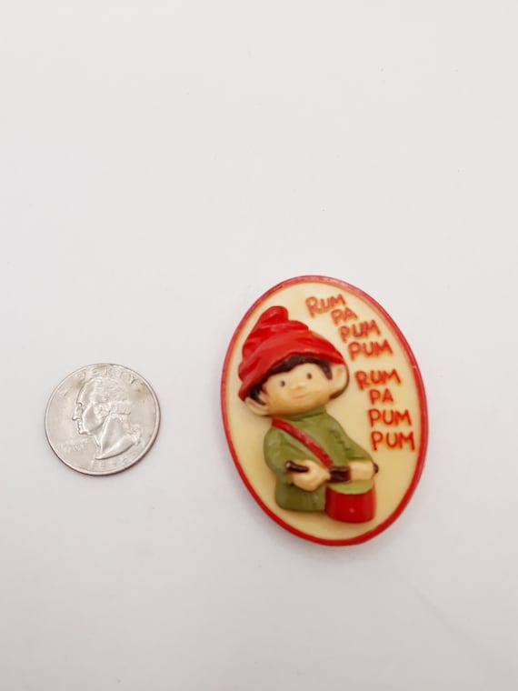 Rare! Vintage 1975 Hallmark Drummer Boy Pin Collectib… - Gem