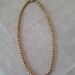 Vintage Signed JNY Thick Rope Chain Necklace, Gold-tone, With a Toggle ...