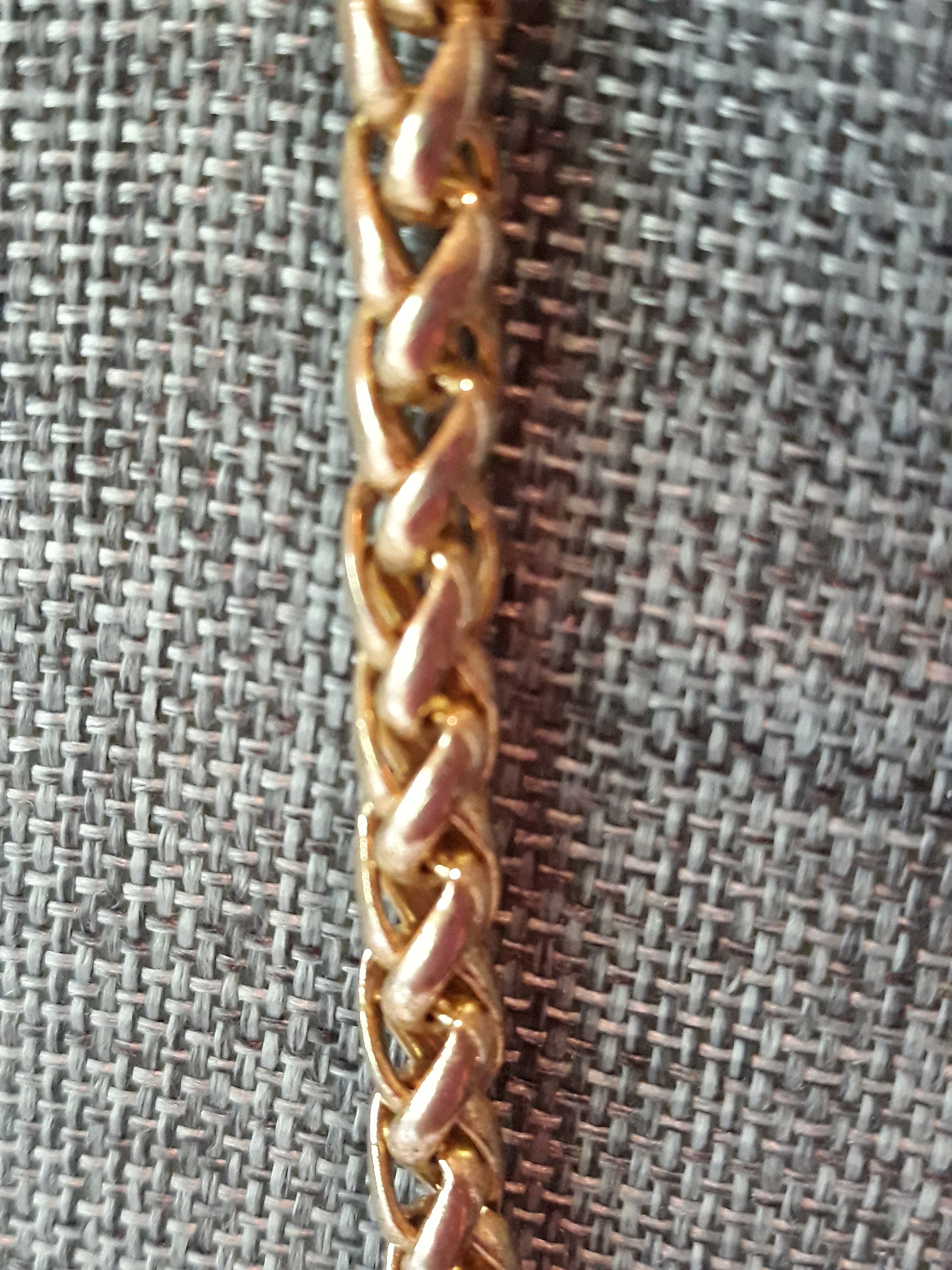 Vintage Signed JNY Thick Rope Chain Necklace, Gold-tone, With a Toggle ...