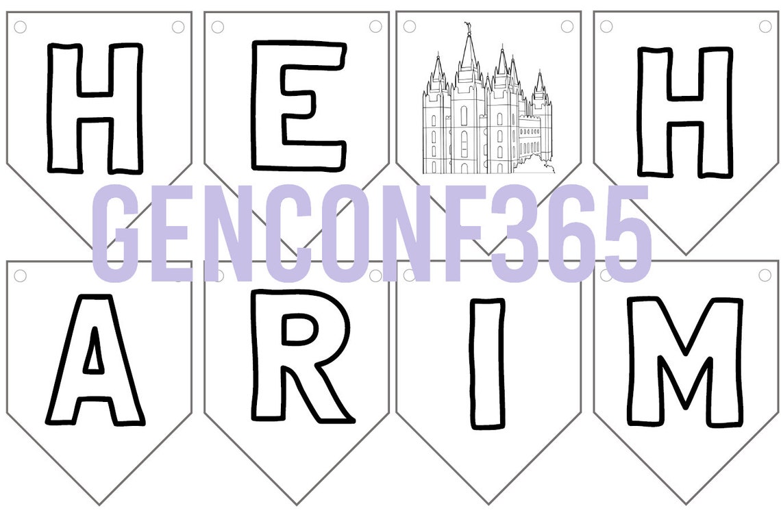 Cut/color Apostle Paper Chain & Bunting Print at Home | Etsy