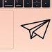 Cute Paper Airplane Decal Sticker | Paper Plane Window Decal, Laptop ...