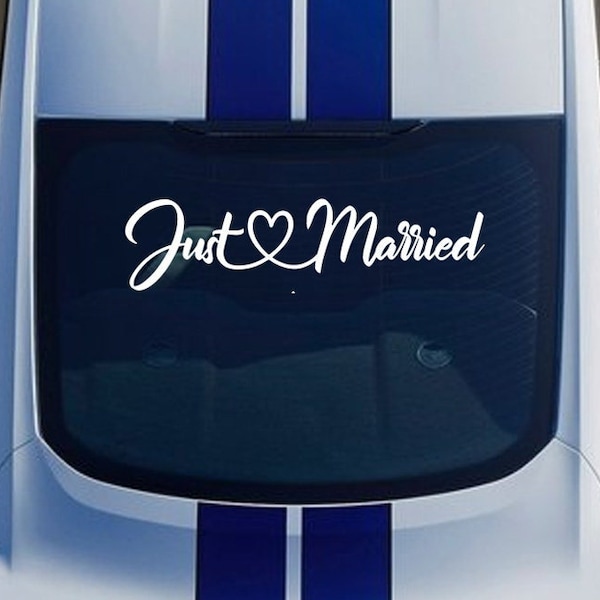 Married Car Decal - Etsy