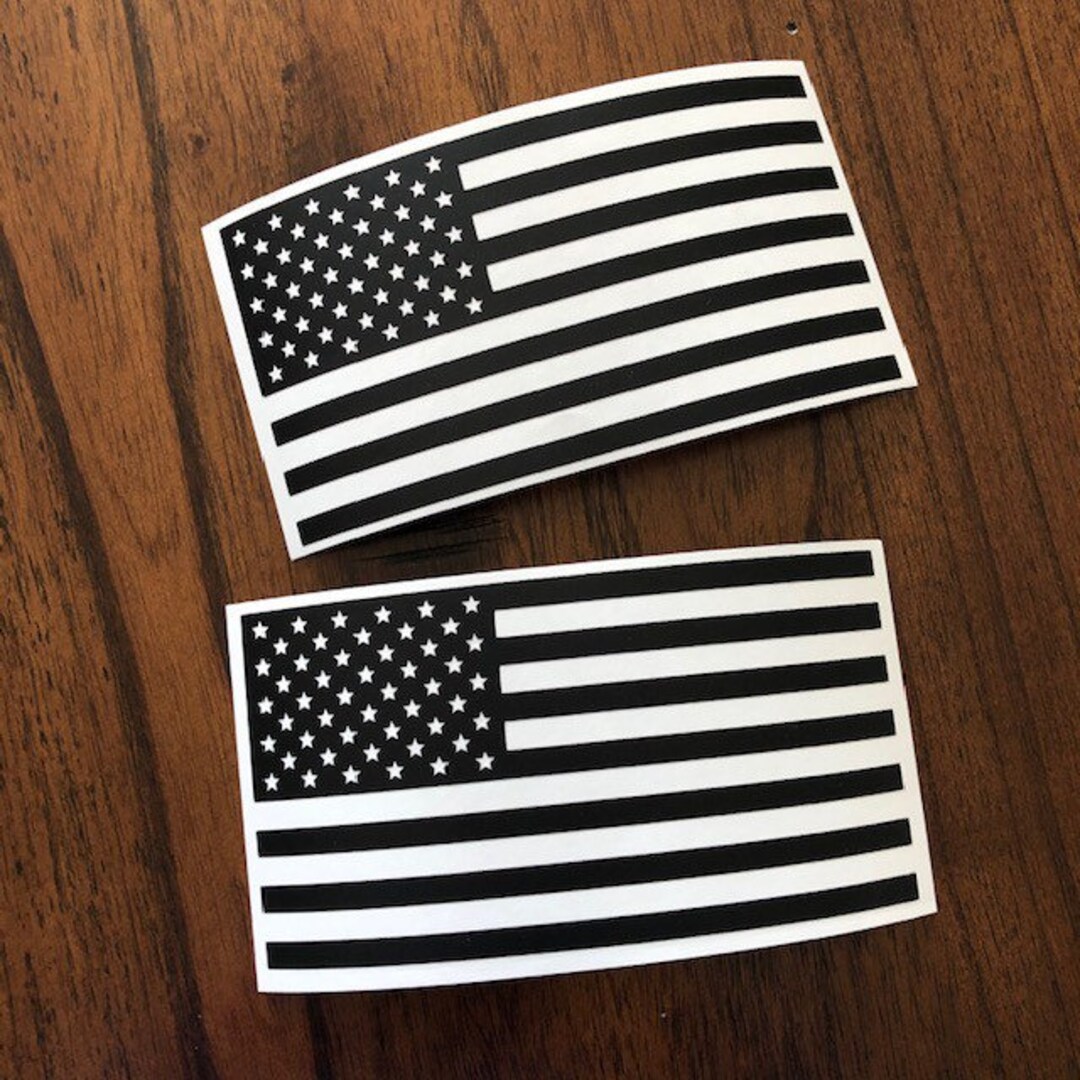 United States Flag Decal Sticker | USA Flag Decal Pair | US Flag Window ...