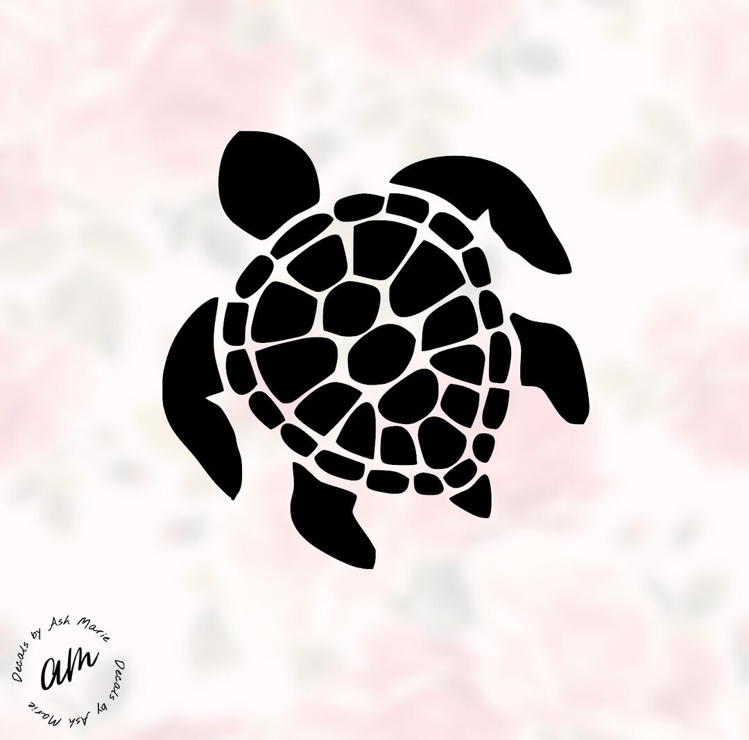 Sea Turtle Vinyl Decal, Sticker, Save the Turtles, Laptop Decal, Car ...
