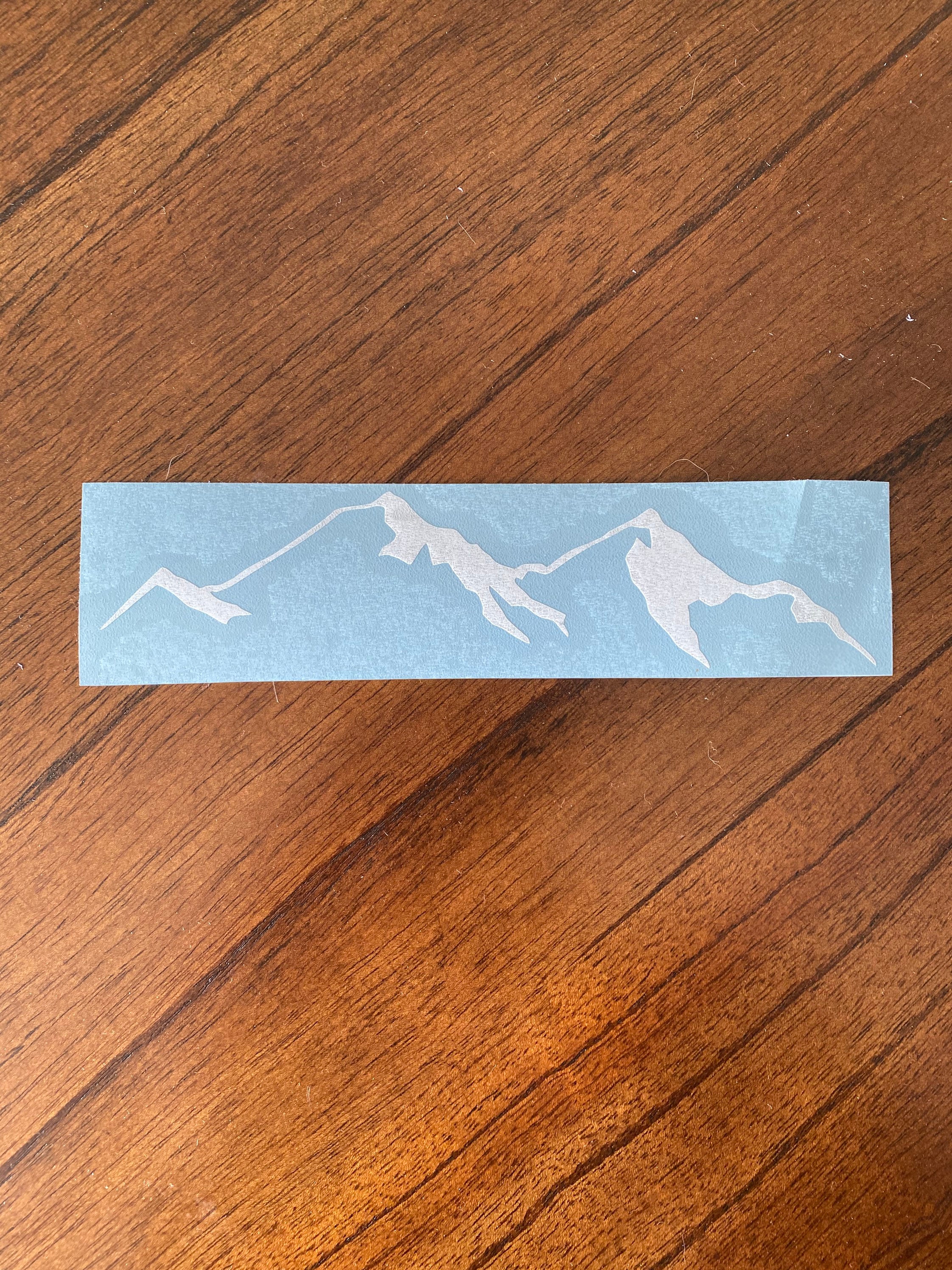 Mountain Decal Sticker Travel Decal Mountain Silhouette - Etsy