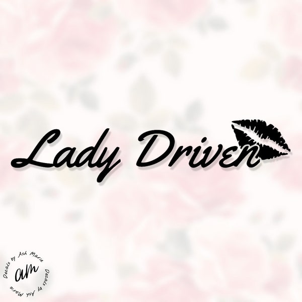 Lady Sticker - Etsy