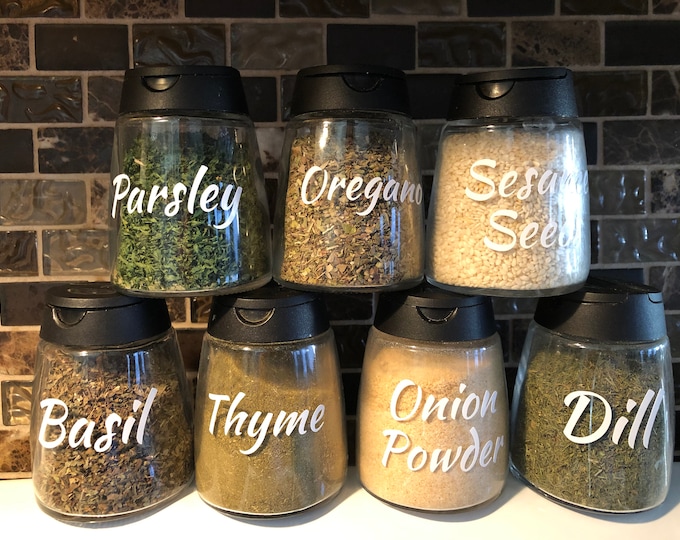 Kitchen Canister Decals Kitchen Canister Labels Kitchen - Etsy