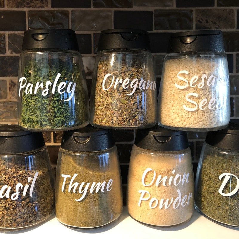 Spice Jar Label - Etsy