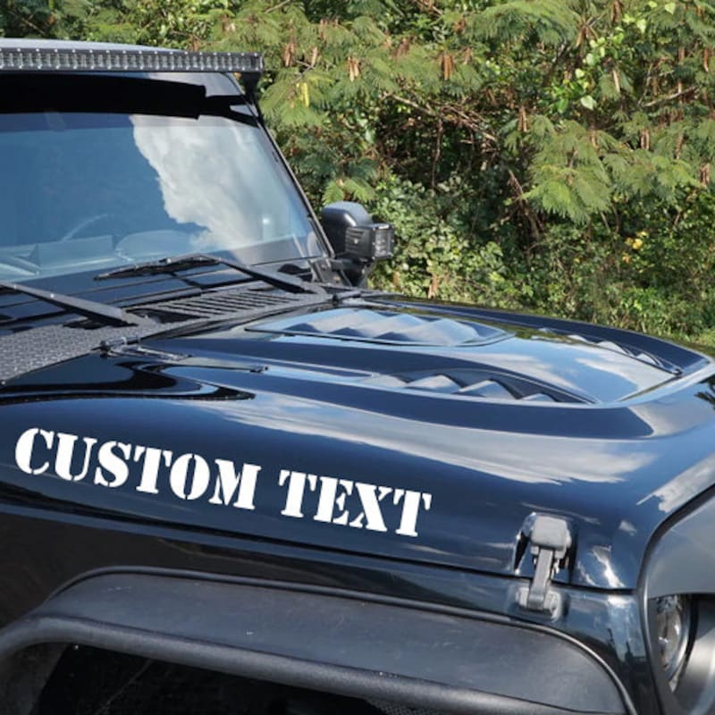 Jeep Hood Decal - Etsy