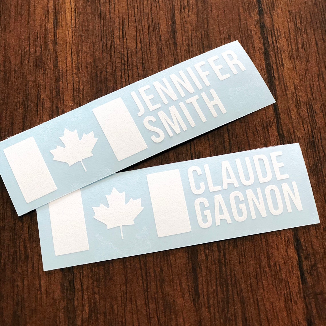 Bike Name Decal Custom Sticker With Canada Flag Bicycle - Etsy