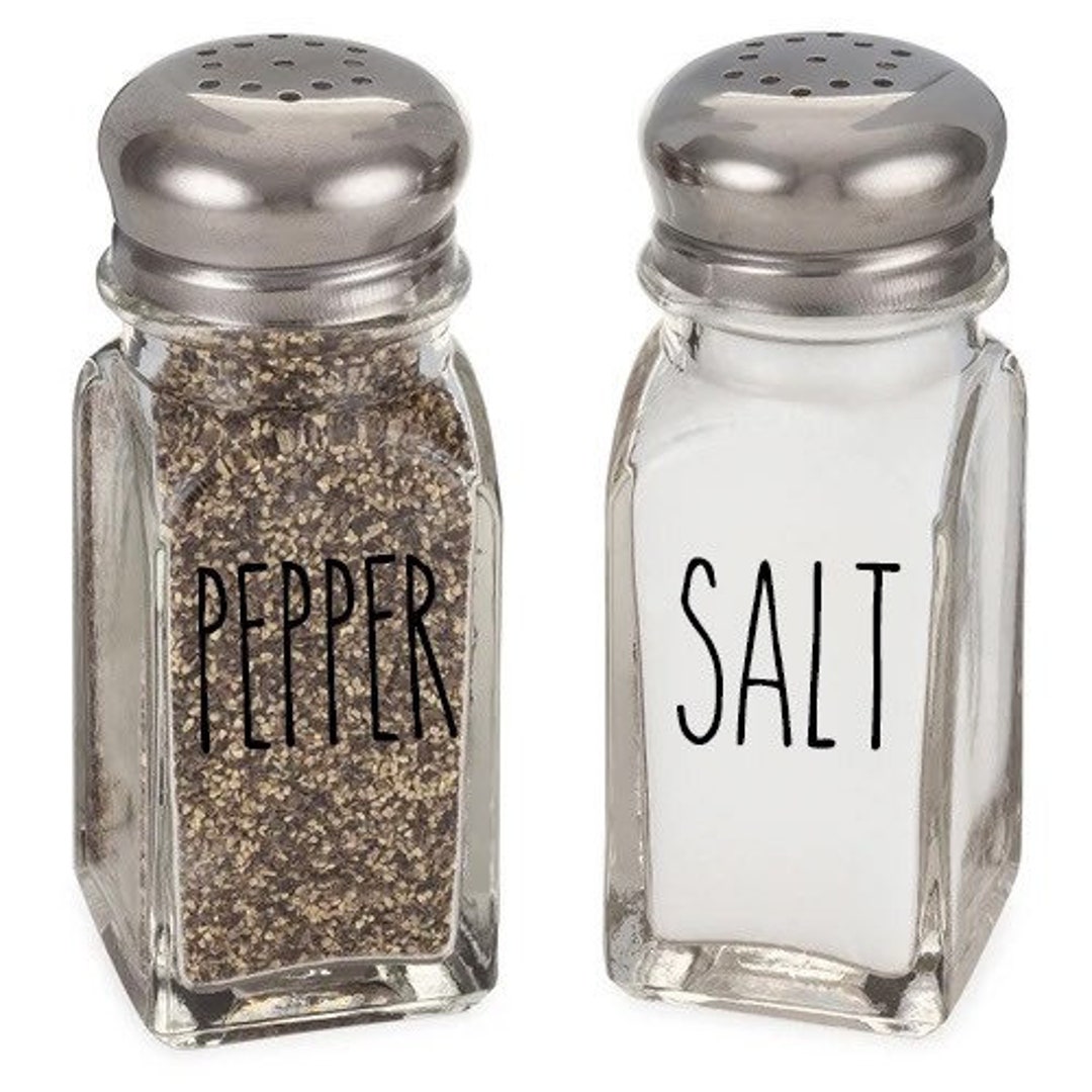 Rae Dunn Inspired Salt and Pepper Decals, Kitchen Decals, Cute Decals ...