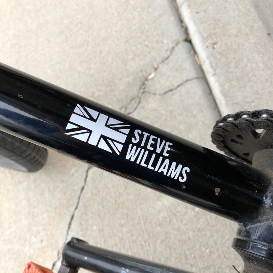 Bike Name Decal Custom Sticker With Canada Flag Bicycle Australia ...