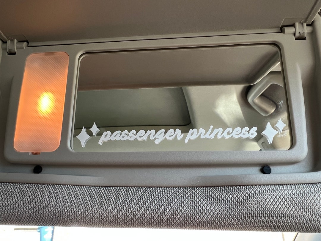 Passenger Princess Car Mirror Sticker Decal - Etsy