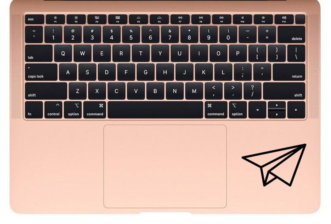 Cute Paper Airplane Decal Sticker | Paper Plane Window Decal, Laptop ...