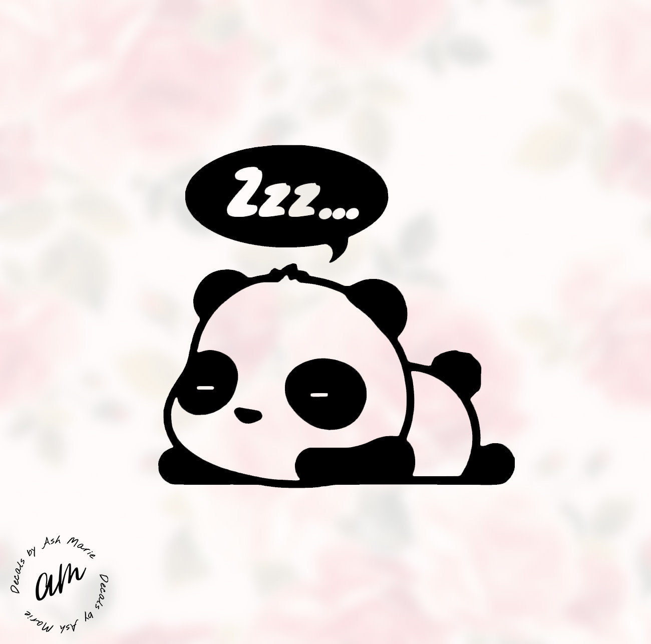 Lazy Panda Decal