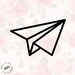 Cute Paper Airplane Decal Sticker Paper Plane Window Decal - Etsy