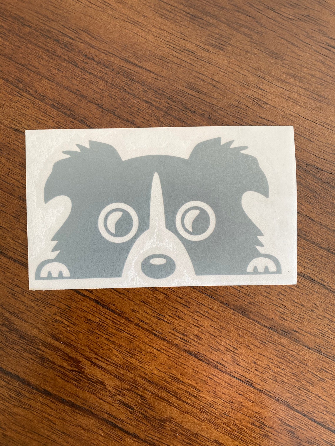 Border Collie Vinyl Decal, Sticker, Laptop Decal, Car Decal, Cute Decal ...