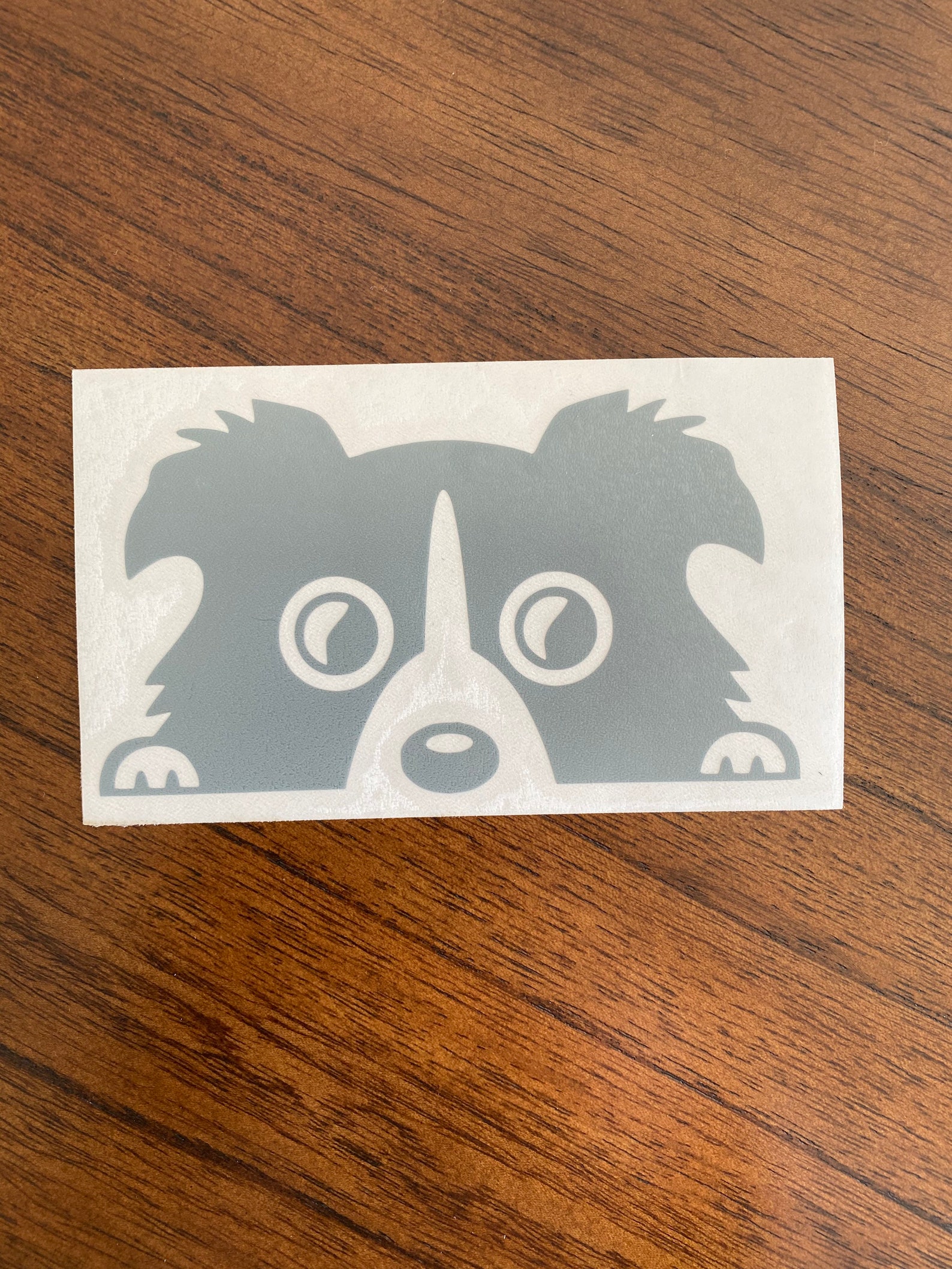Border Collie Vinyl Decal, Sticker, Laptop Decal, Car Decal, Cute Decal ...