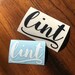 Lint Decal Sticker Lint Trash Can Decal Laundry Room Decal - Etsy