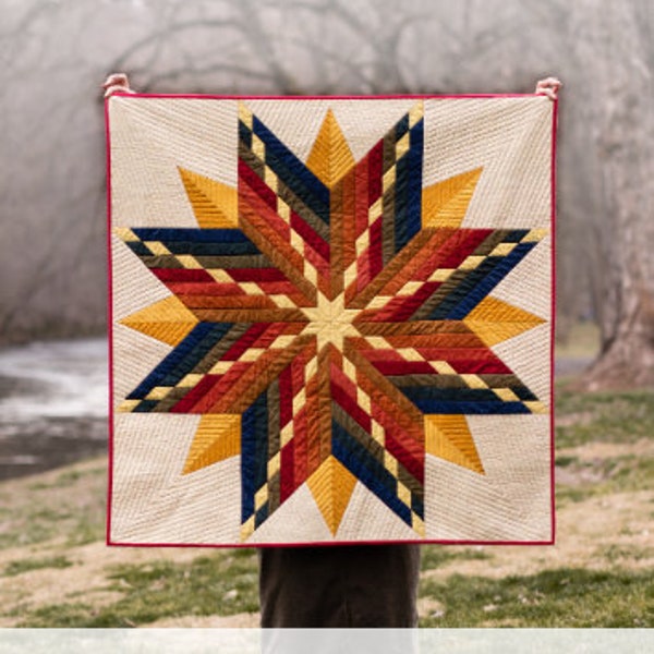 Lone Star Quilt Pattern - Etsy