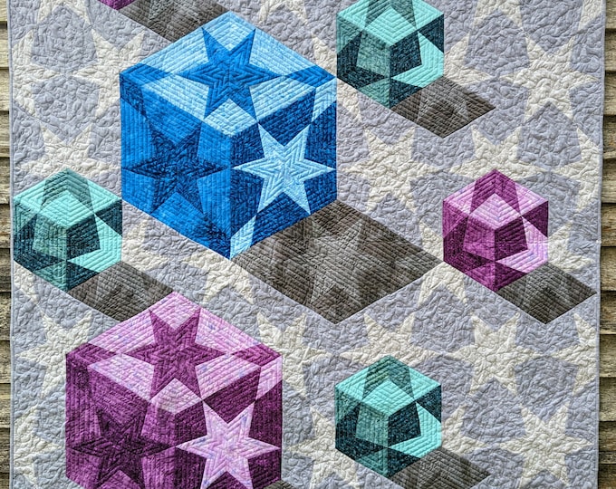 Diamond Chain Star Quilt E-pattern - Etsy