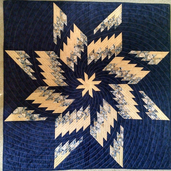 Texas Star Quilt Pattern - Etsy