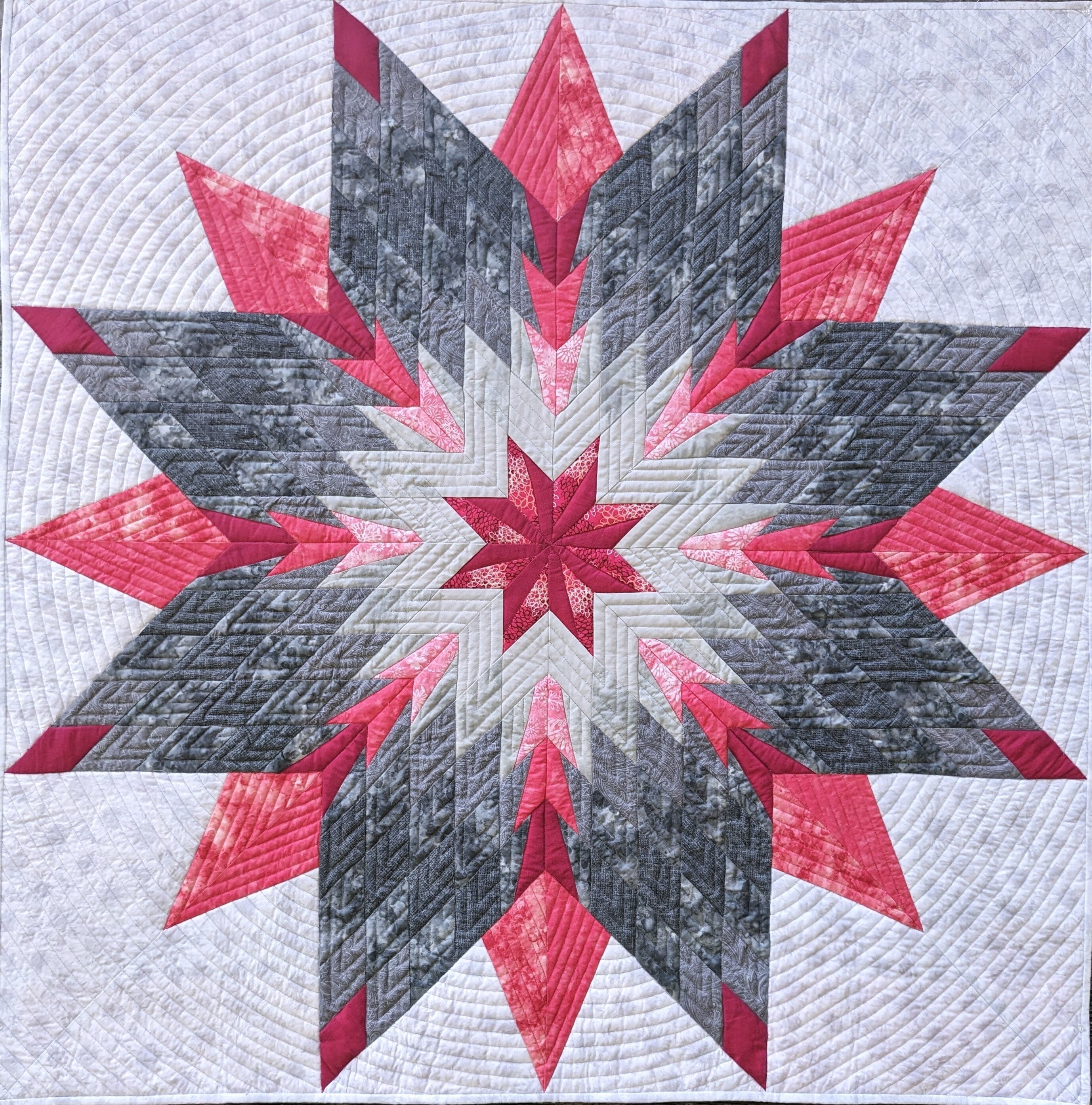 Star Burst Quilt 48" X 48" - Etsy